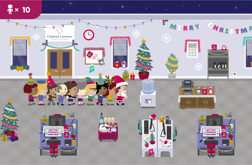 Chadwick Lawrence's Christmas Conga Challenge | Chadwick Lawrence